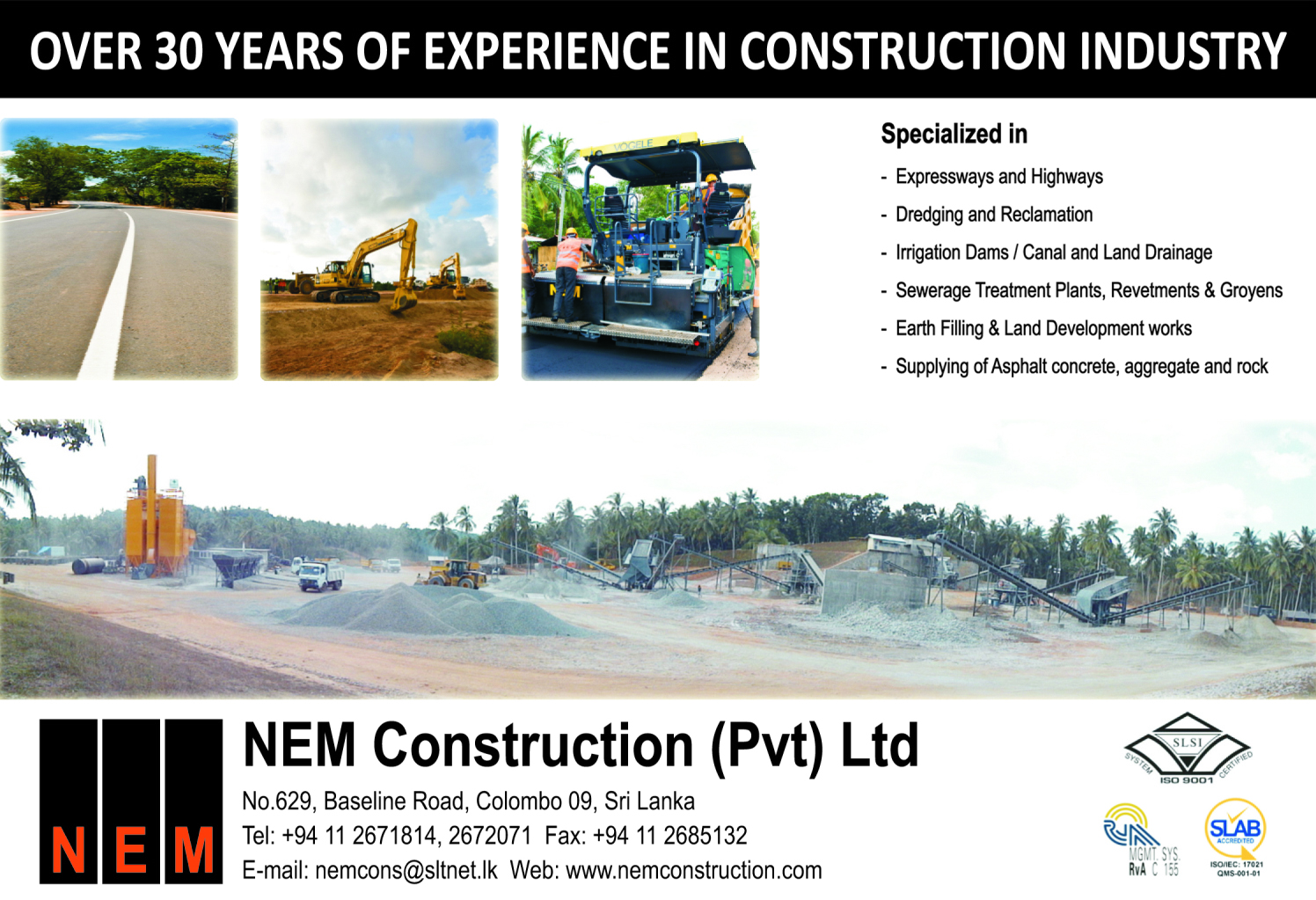 NEM Construction (Pvt) Ltd – Construction Directory